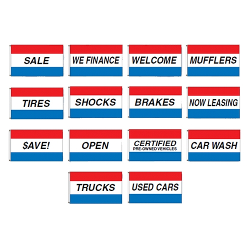 My Dealer Supply - 3' x 5' Message Flags
