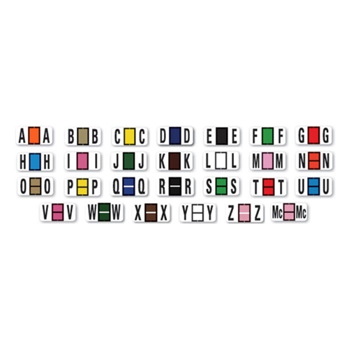 My Dealer Supply - Color Coded Alphabet Labels Complete Set