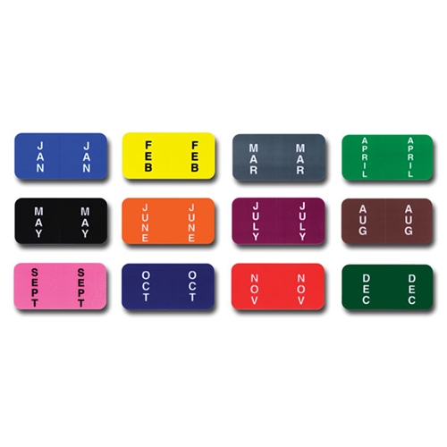 My Dealer Supply - Color Coded Months Complete Set