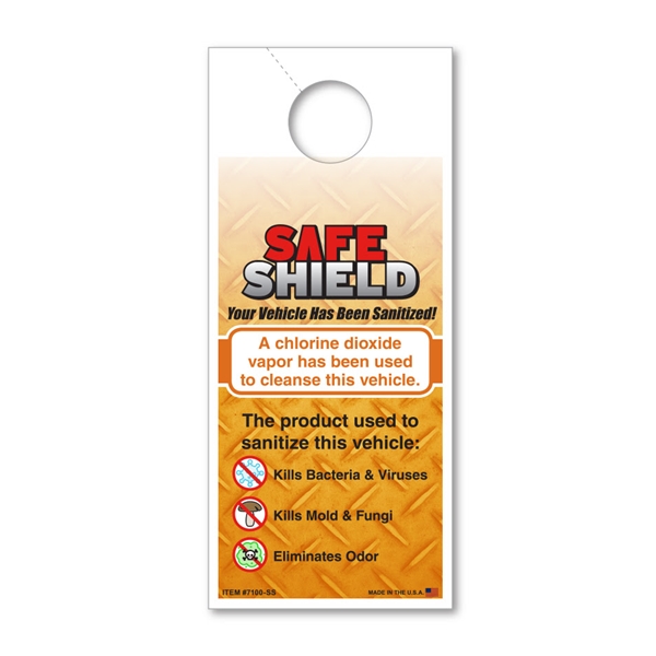 Safe Shield - Small Hang Tag