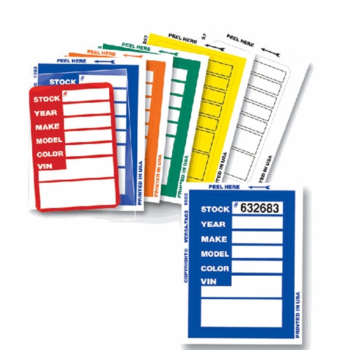 Kleer-Bak Stock Stickers – My Dealer Supply