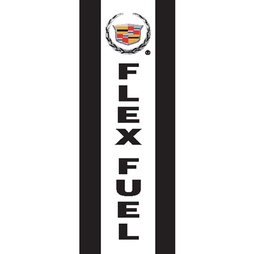 My Dealer Supply - Cadillac Flex Fuel Flags (Vertical)