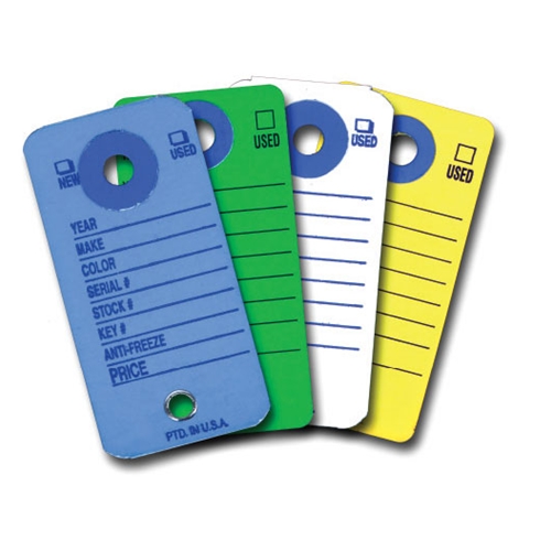 My Dealer Supply - Colored Key Tags 1 3/8" x 3" Multiple Colors ...