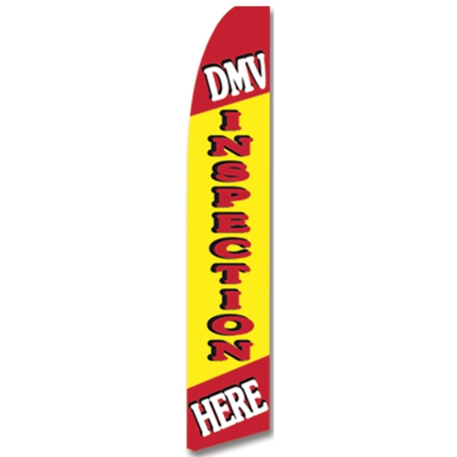 My Dealer Supply - DMV Inspection Here "Flag Only" or "Flag & Pole Kit"